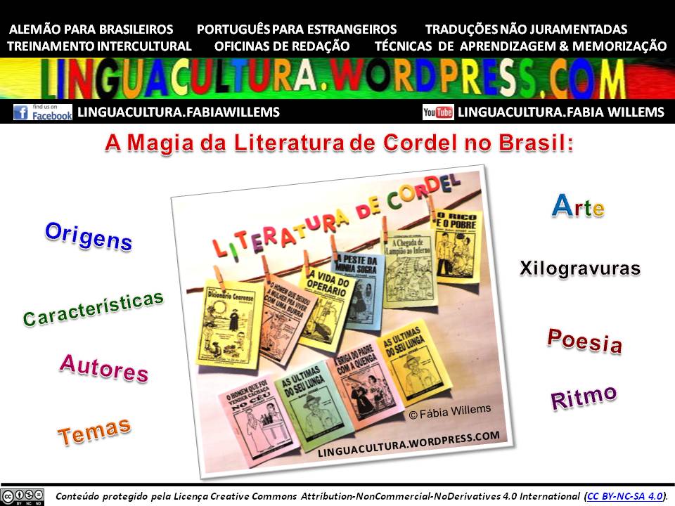A Magia da Literatura de Cordel no Brasil: Origens, Características ...