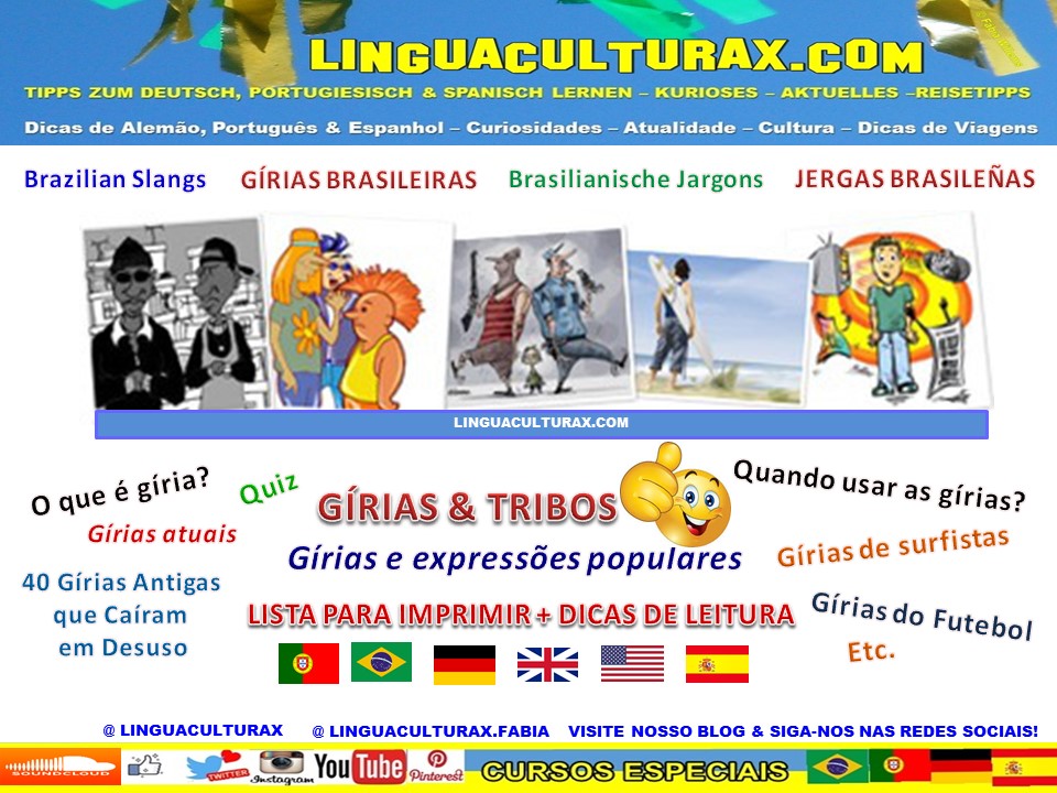 Aprenda Gírias brasileiras (Lerne brasilianische Jargons/Aprende jergas ...